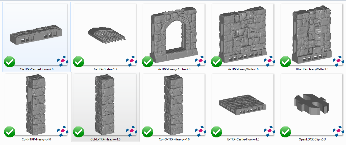 Rampage BASE PACK – Printable Scenery