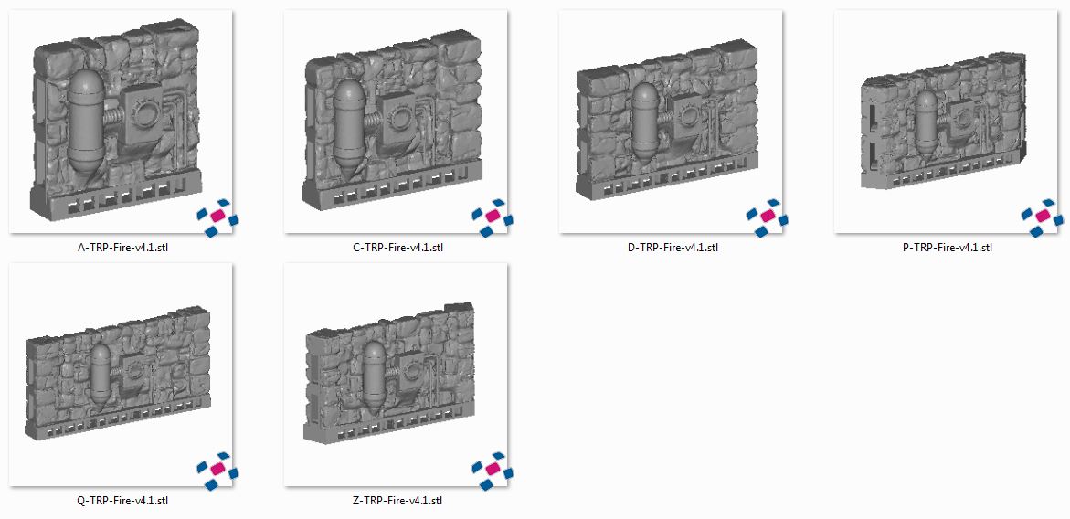 Rampage Fire Trap - Printable Scenery