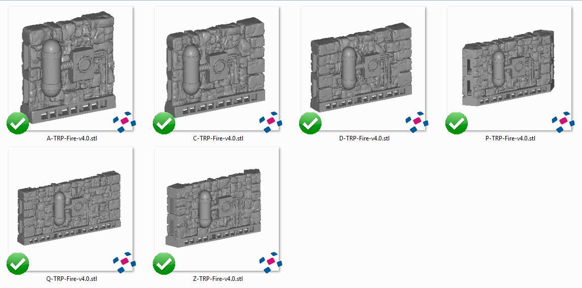 Rampage Fire Trap - Printable Scenery