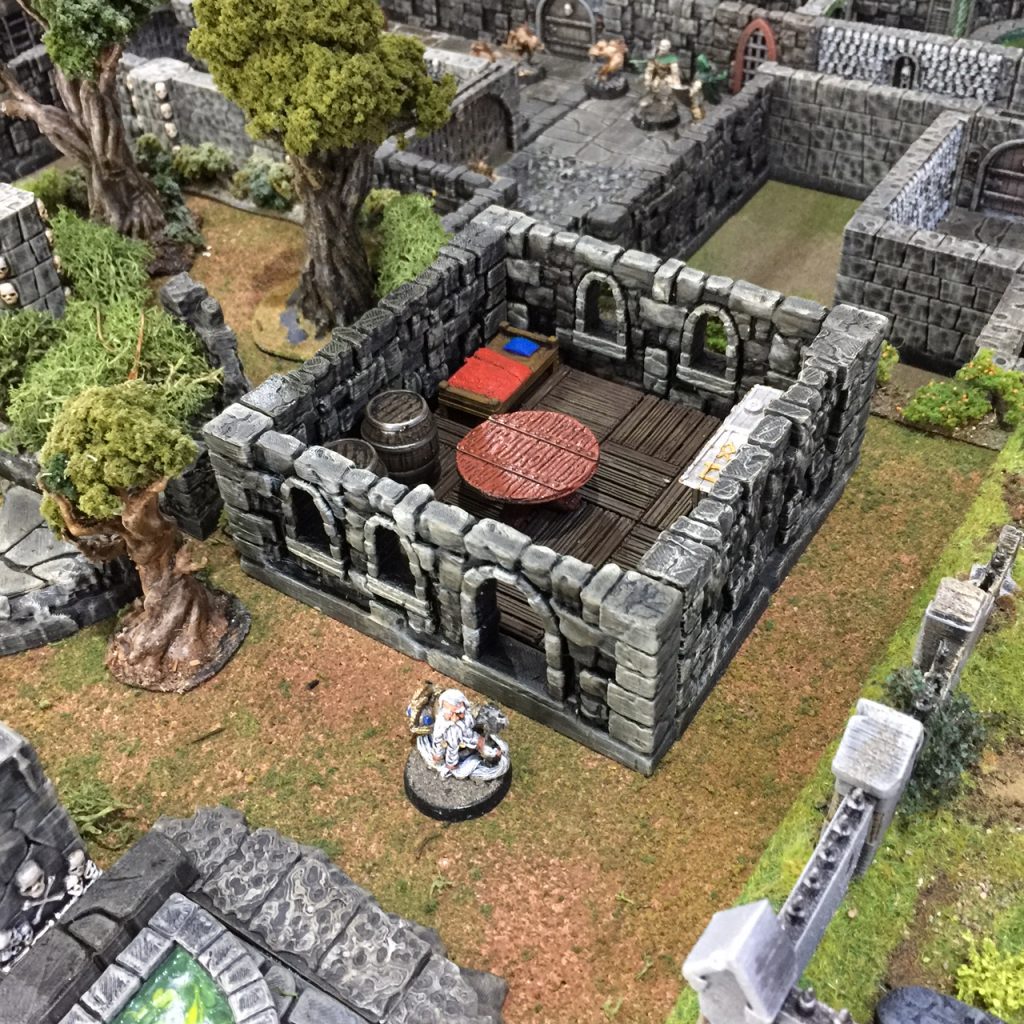 Rampage Stone House - Printable Scenery