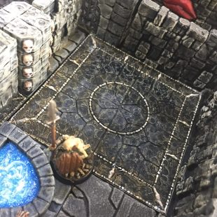 Crypt Floors and Risers - Printable Scenery
