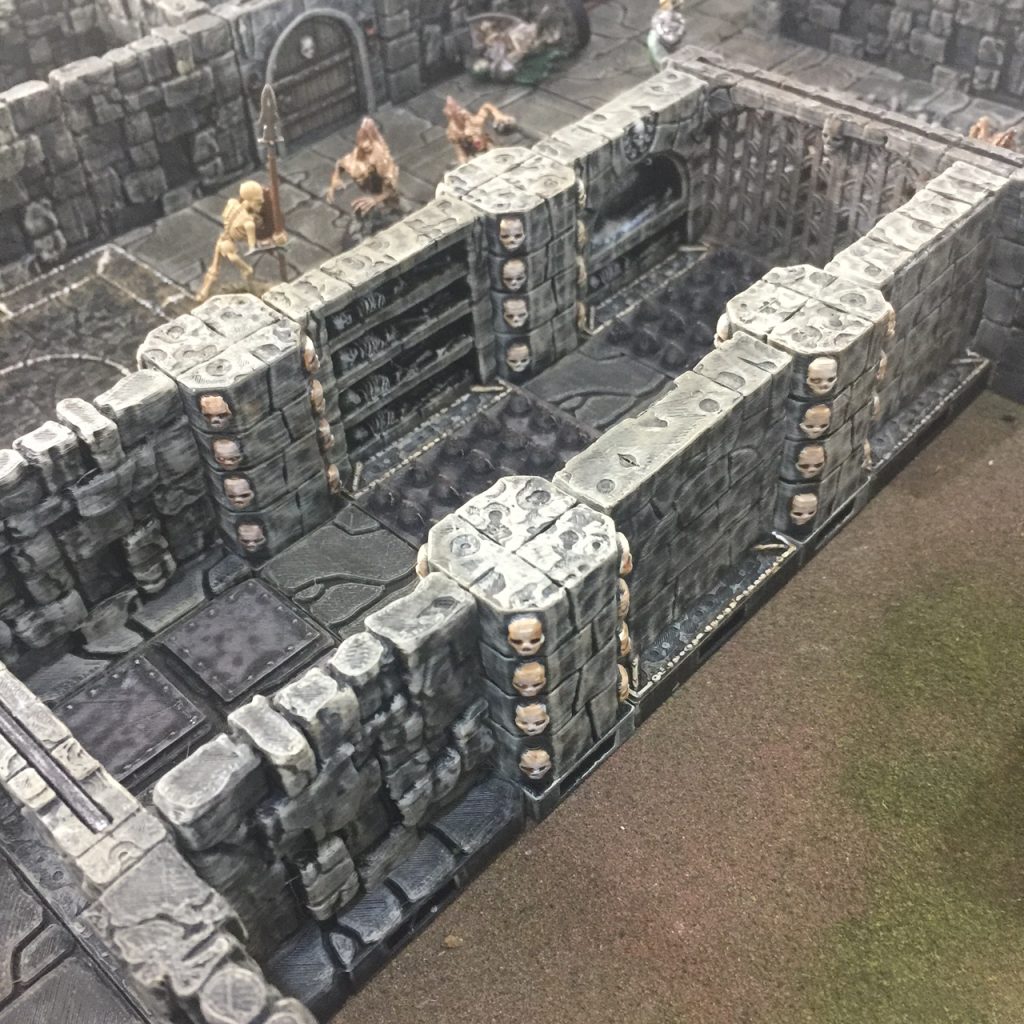 Rampage Crypt Mid-S Walls - Printable Scenery