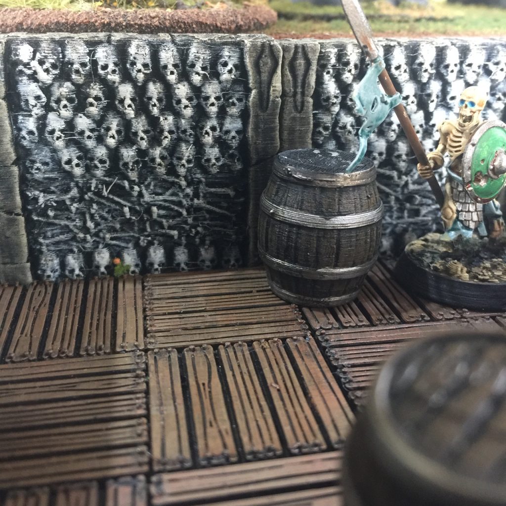 Rampage Crypt Walls - Printable Scenery