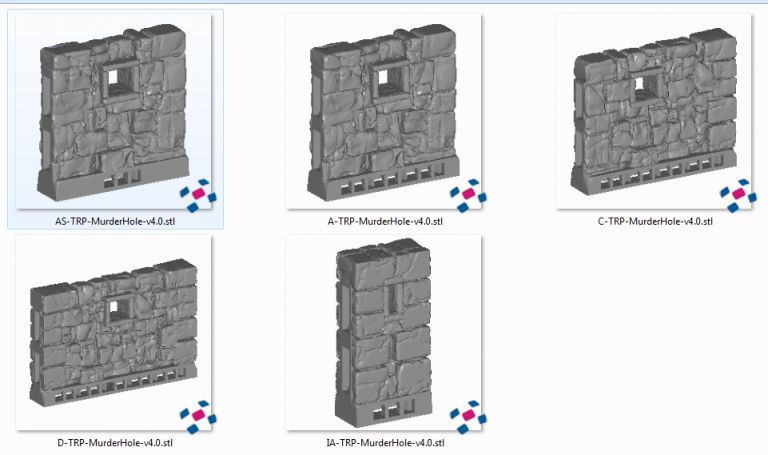 Rampage Murder Holes - Printable Scenery