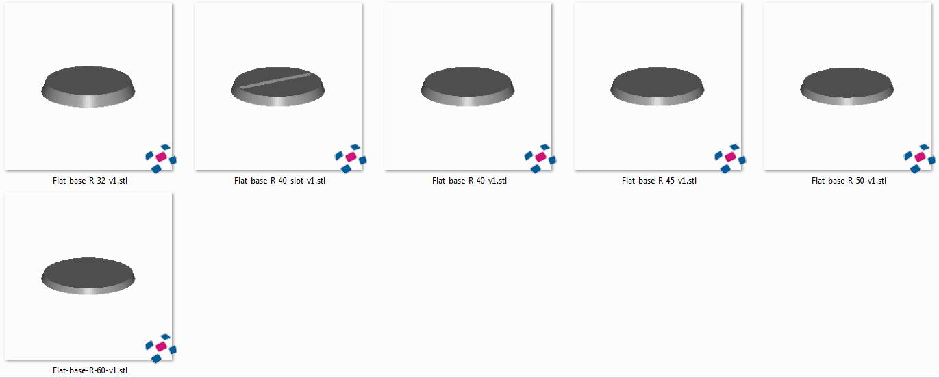 Flat Bases - Printable Scenery