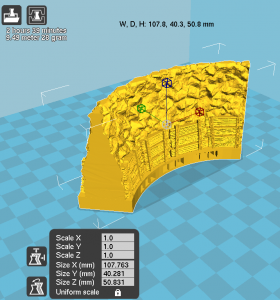 Rampage Mine Walls - Printable Scenery