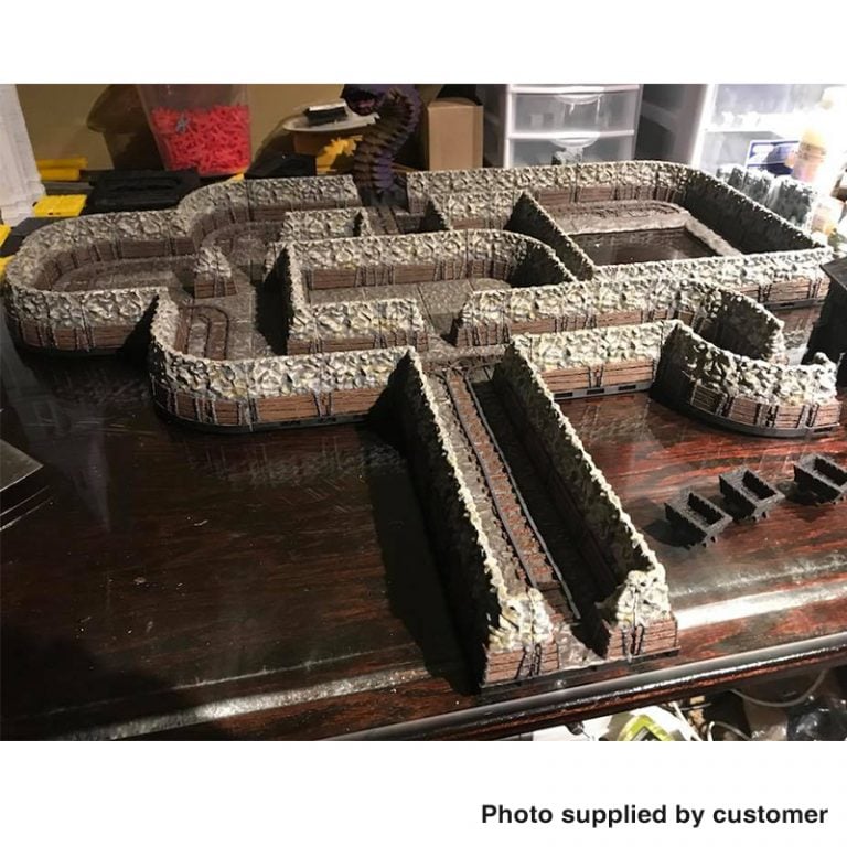 Rampage Mine Walls - Printable Scenery