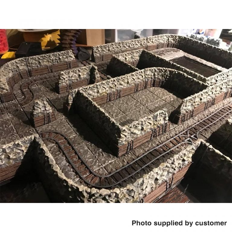 Rampage Mine Walls - Printable Scenery