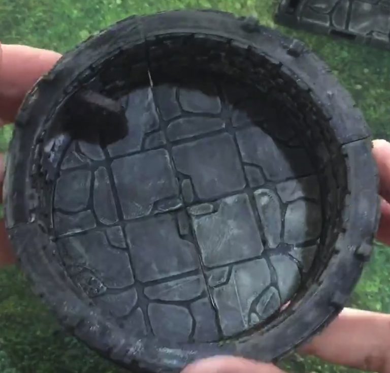 Round Tower Assembly - Printable Scenery