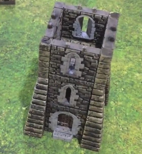 Rampage Tower Assembley - Printable Scenery
