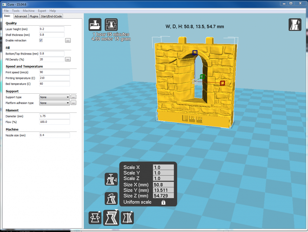 Arrow Slits - Printable Scenery