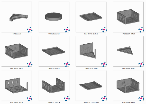HAB Blocks - Printable Scenery