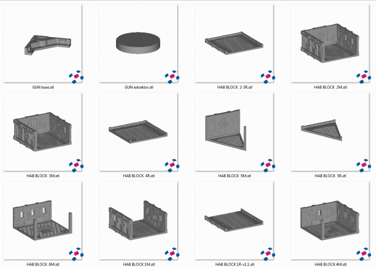 HAB Blocks - Printable Scenery