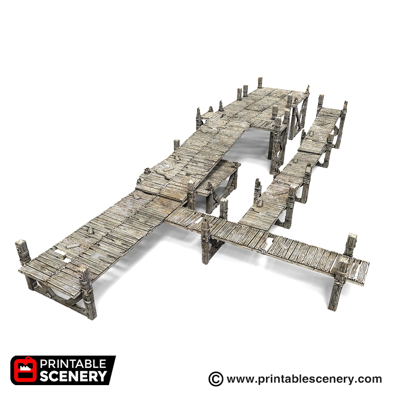 The Walkways - Printable Scenery