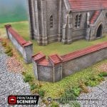 Medieval Church - Printable Scenery