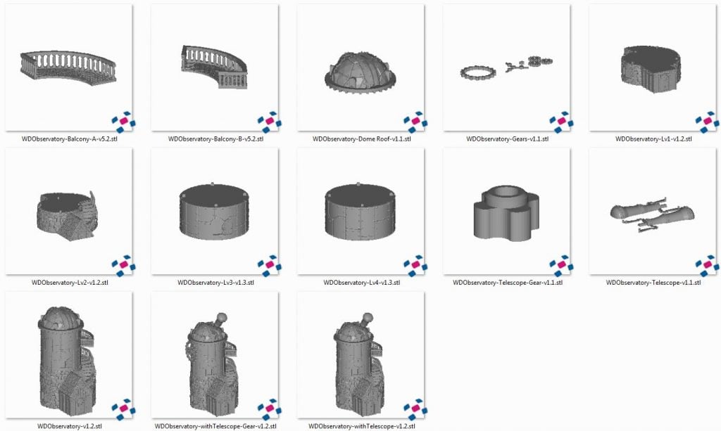 3D Printable Observatory