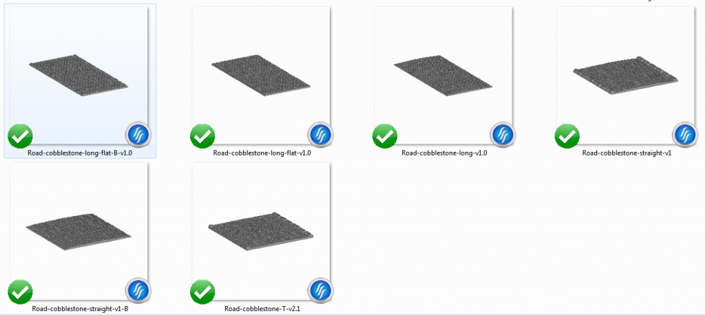 3D Printable Roads and Telegraph Poles