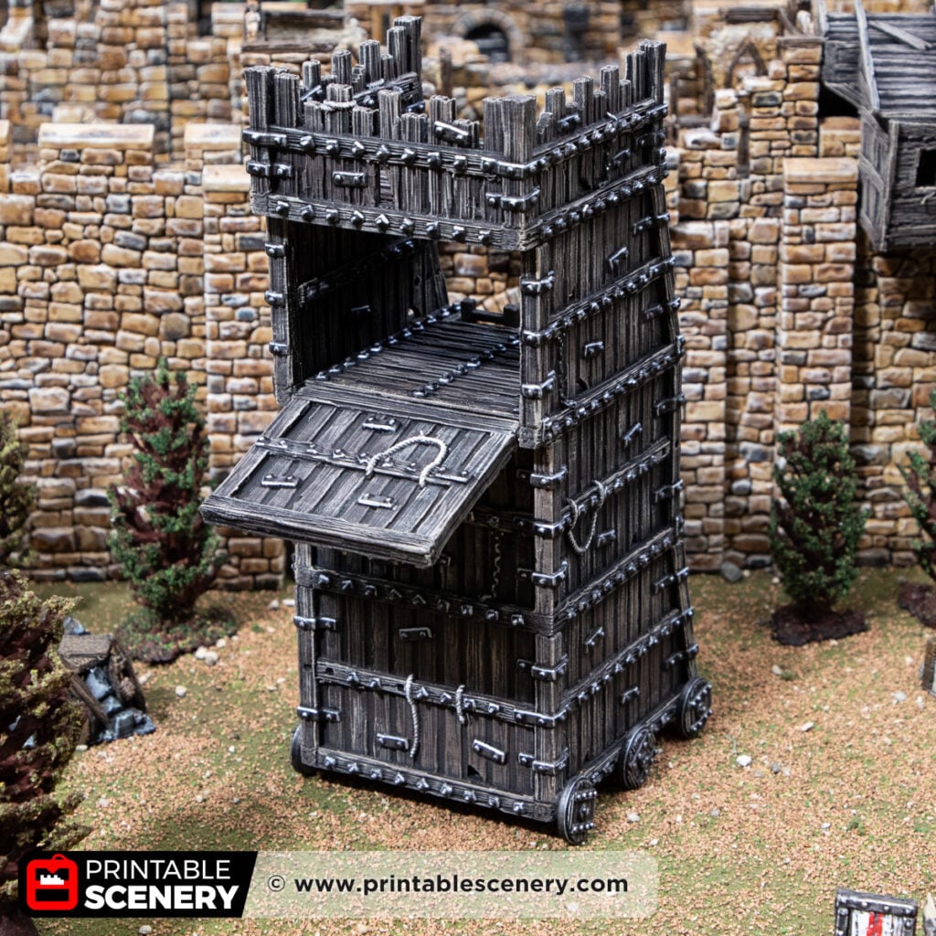Siege Tower - Printable Scenery