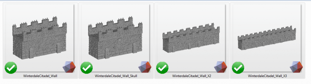 3D Printable Citadel Wall