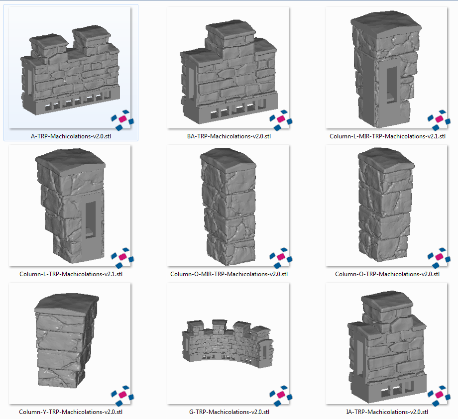 Battlements – Printable Scenery