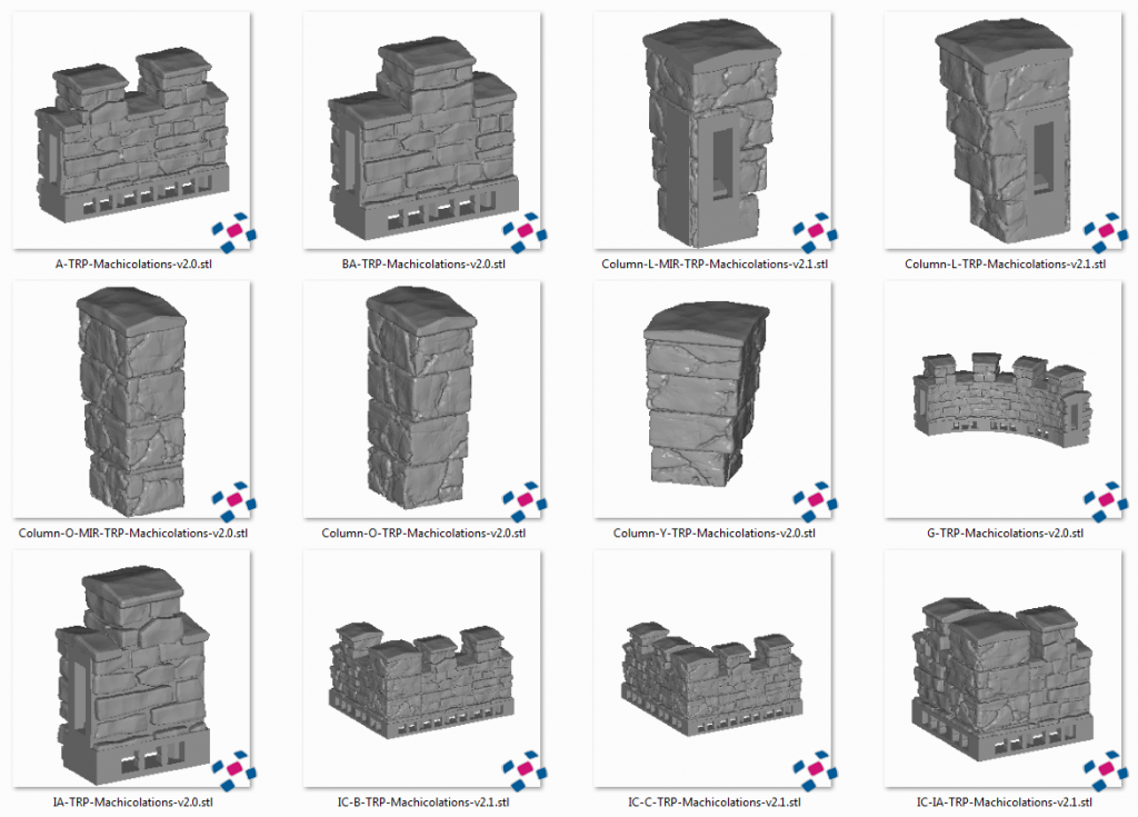 Battlements - Printable Scenery