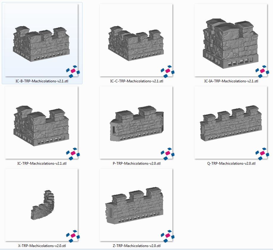 Battlements – Printable Scenery