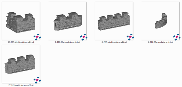 Battlements - Printable Scenery