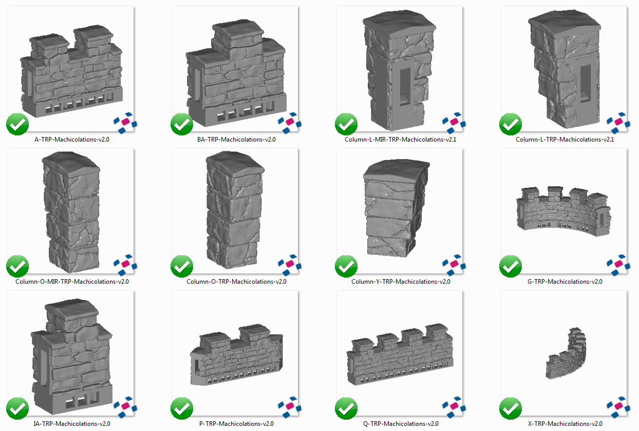 Battlements – Printable Scenery