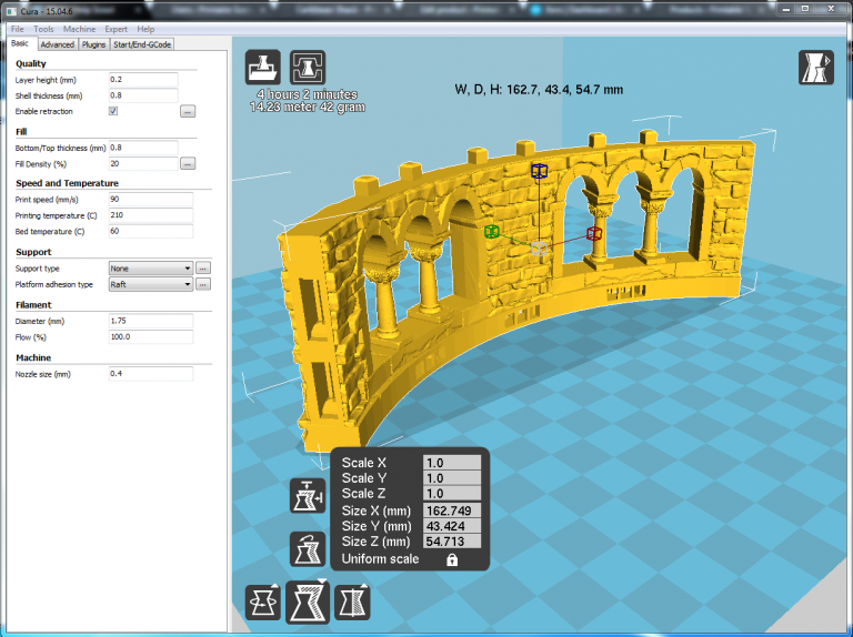 Castle Windows - Printable Scenery