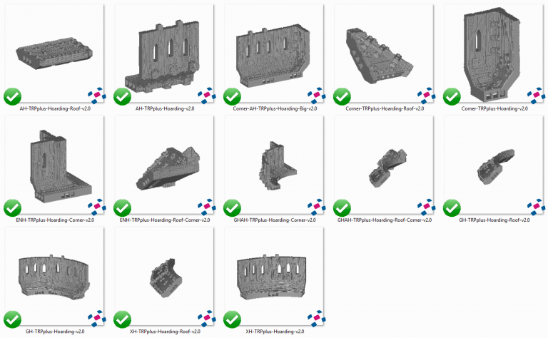 Hoardings - Printable Scenery