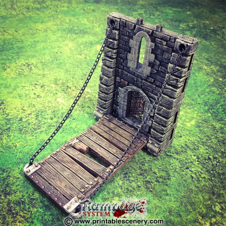 Drawbridge - Printable Scenery