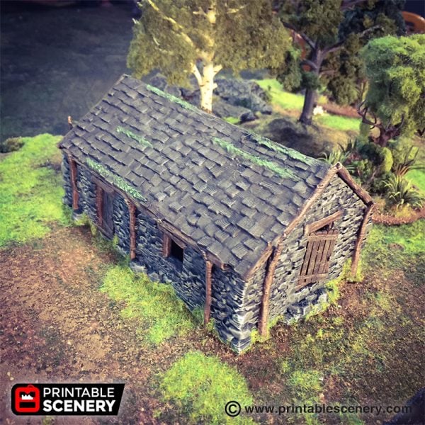 Caribbean Shack - Printable Scenery