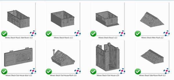 The Miners Shack - Printable Scenery