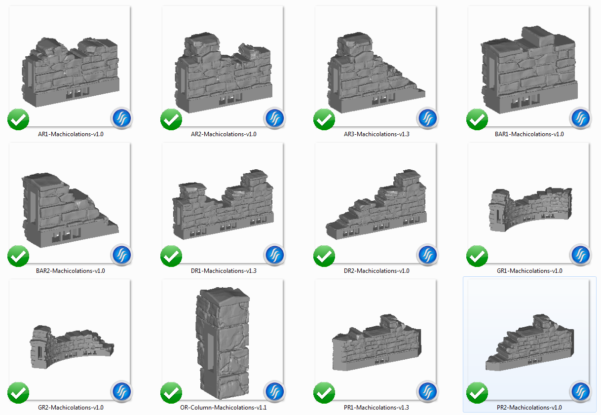 Rampage Castle Ruins – Printable Scenery