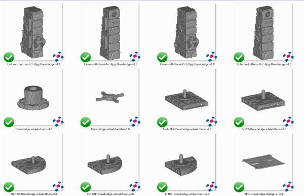 Drawbridge - Printable Scenery