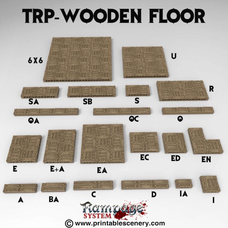 Wooden Floors - Printable Scenery