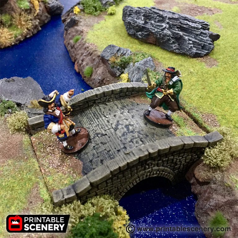 Stone Footbridge - Printable Scenery
