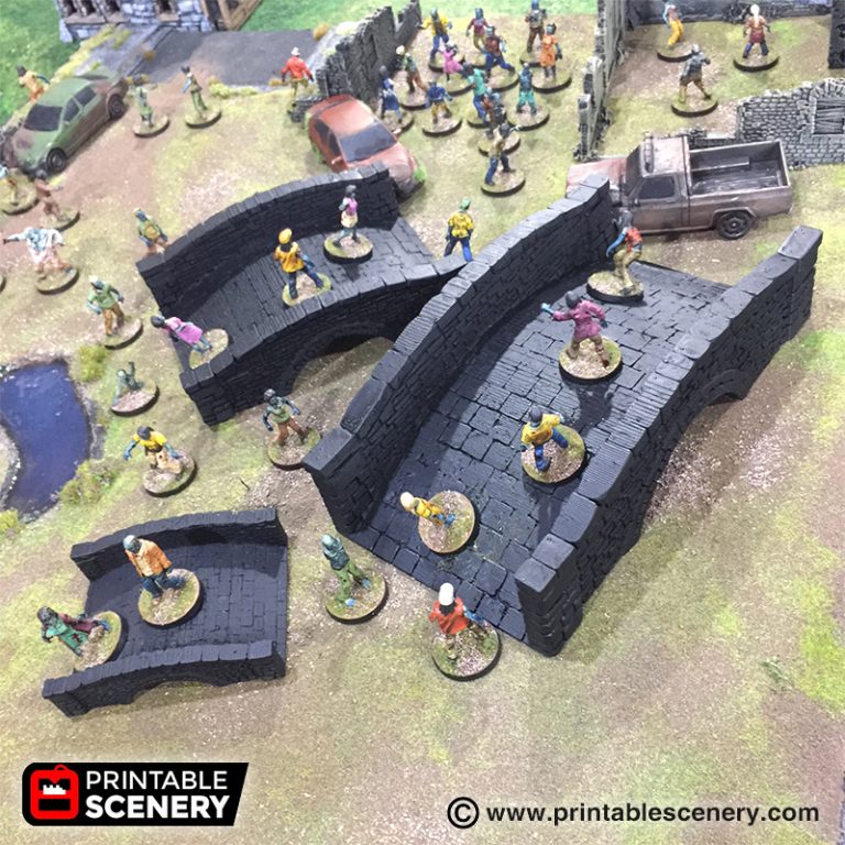 Stone Footbridge - Printable Scenery
