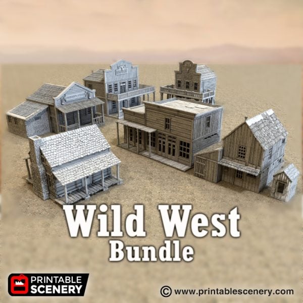 Wild West Bundle - Printable Scenery