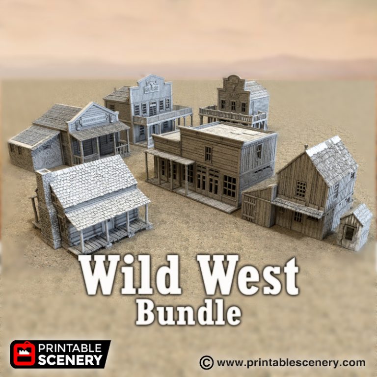 Wild West Bundle - Printable Scenery