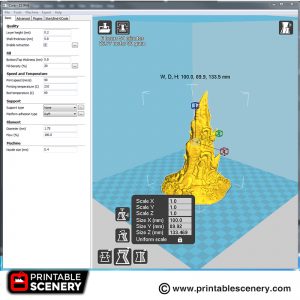 Alien Desert Worms - Printable Scenery