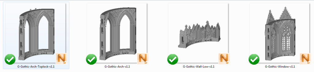 Cathedral Walls - Printable Scenery