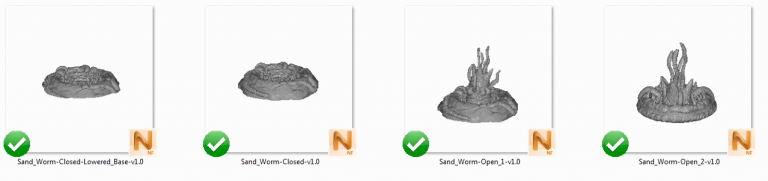 Sand Worms - Printable Scenery