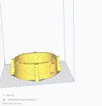 Round Tower with Buttress - Printable Scenery