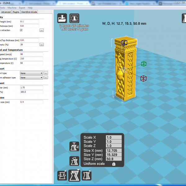 Dwarven Columns – Printable Scenery