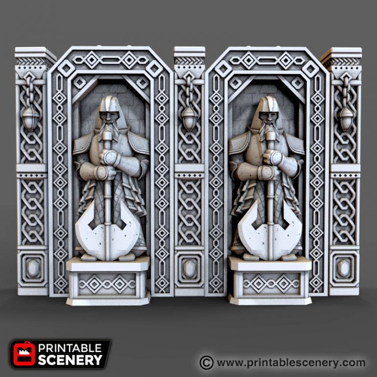 Dwarven Columns - Printable Scenery