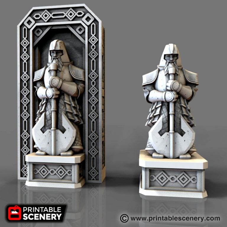 Dwarven Columns - Printable Scenery