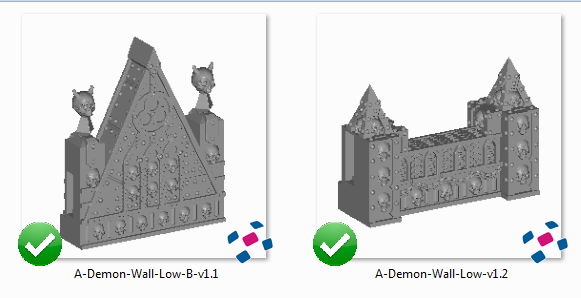 Demon Walls – Printable Scenery