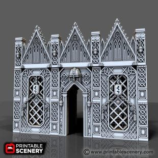 Dwarven Window - Printable Scenery