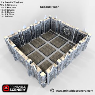 Demon Cathedral Bundle - Printable Scenery